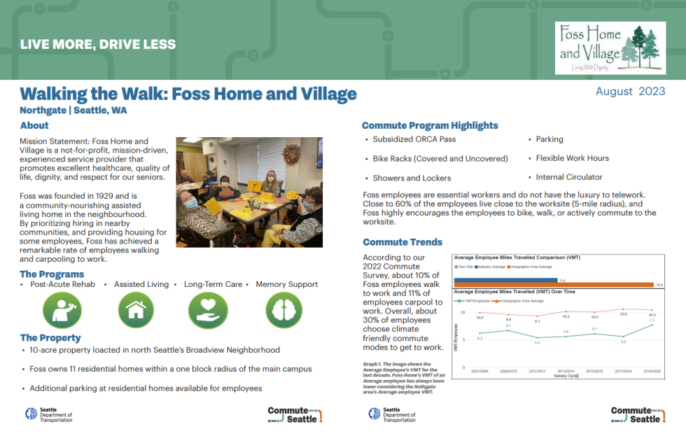 Case Study: Walking the Walk with Foss Home and Village - Commute Seattle